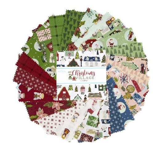 Christmas Village 5"Fabric Stackers by Riley Blake Designs – Charm City ...