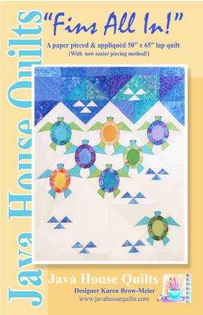 Fins All In Quilt Pattern – Charm City Fabrics