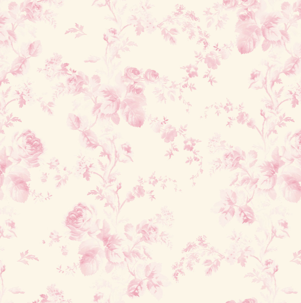 French Roses Light Pink on Cream by Clothworks – Charm City Fabrics