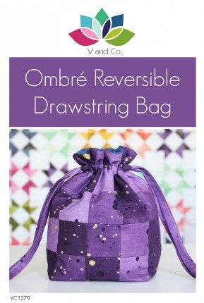 Ombre Reversible Drawstring Bag Pattern – Charm City Fabrics