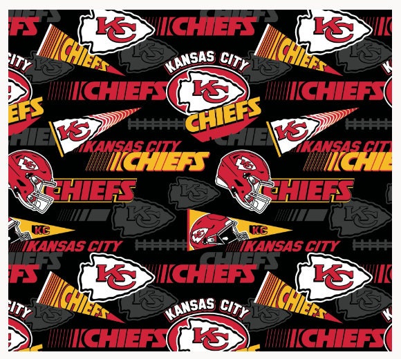 Kansas City Chiefs NFL Cotton Fabric – Charm City Fabrics